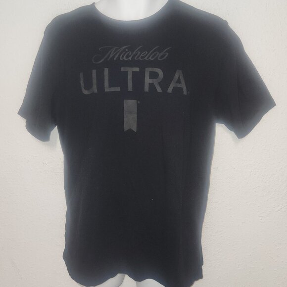 Michelob Ultra | Shirts | Michelob Ultra Stylish Tee Black And Silver ...